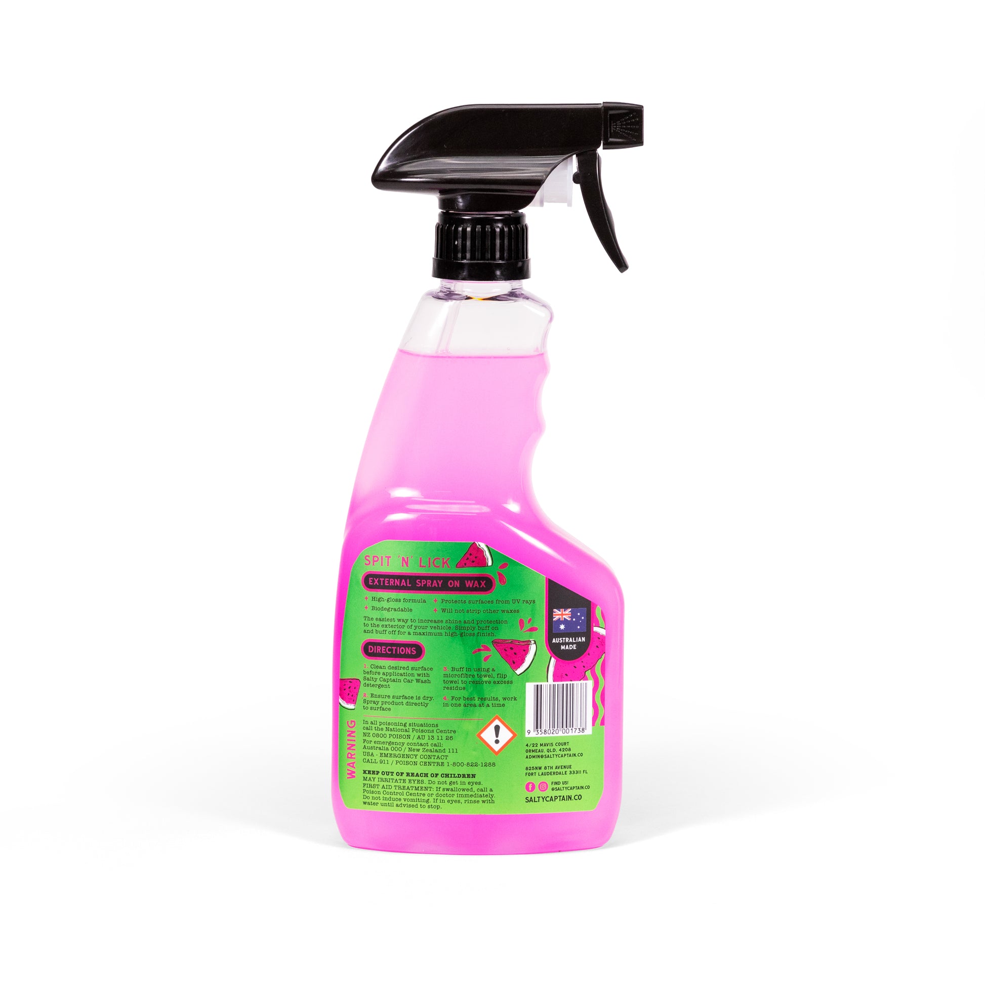 Spit 'n' Lick - Spray Wax 500ML – saltycaptain.com.au